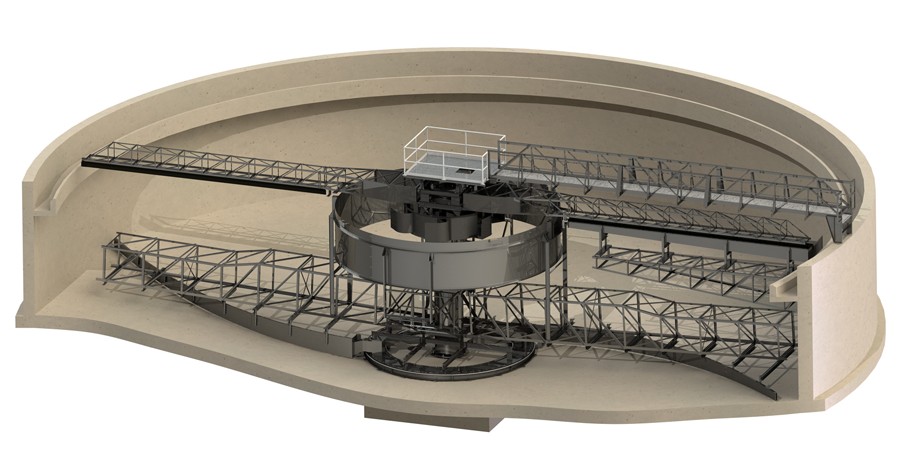 Center Feed/Peripheral Overflow Clarifier – Envirodyne Systems Inc.